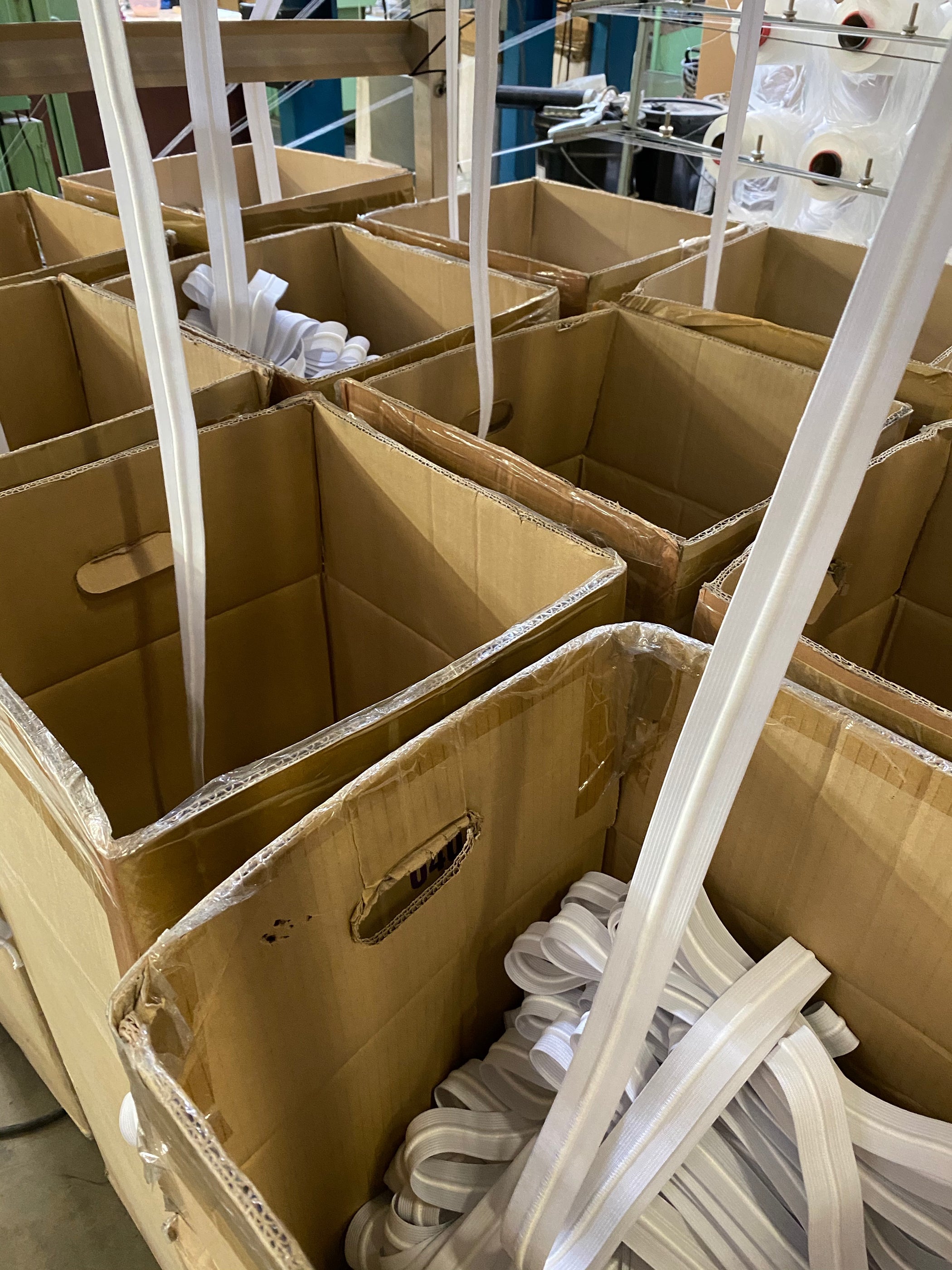 1.5" Knitted Elastic with Cord, 1,100 Yards/Box